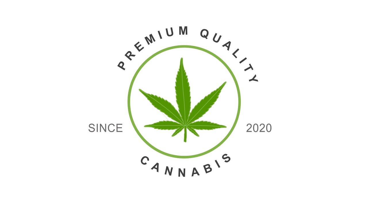Weed Marijuana Logo Animation