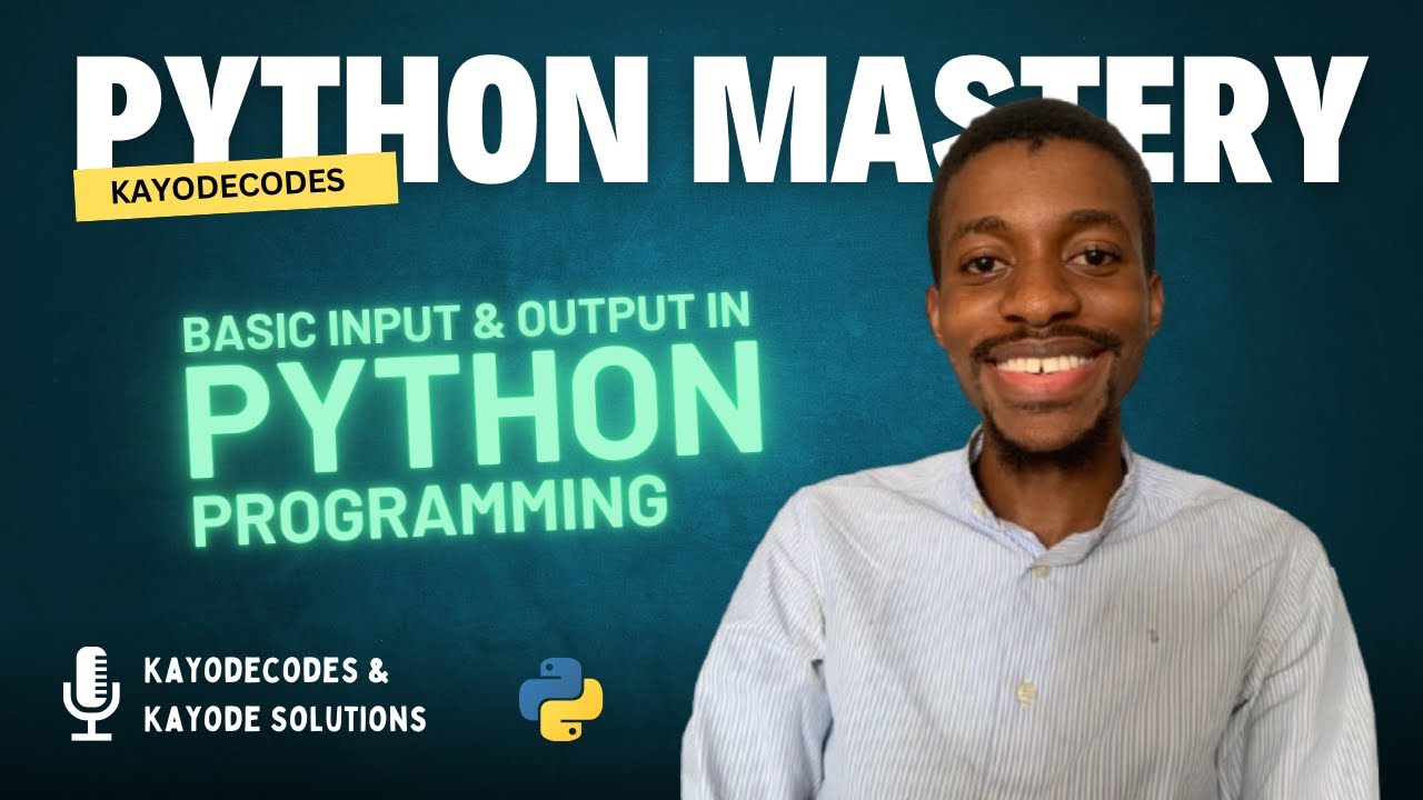 Basic Input & Output In Python
