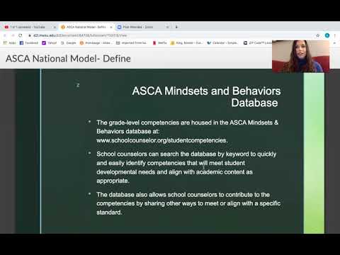 Define: Standards Guiding the School Counseling Profession and the 4 Components of the ASCA Model