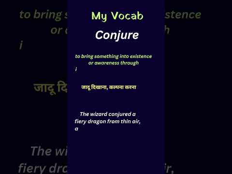 Meaning of conjure
