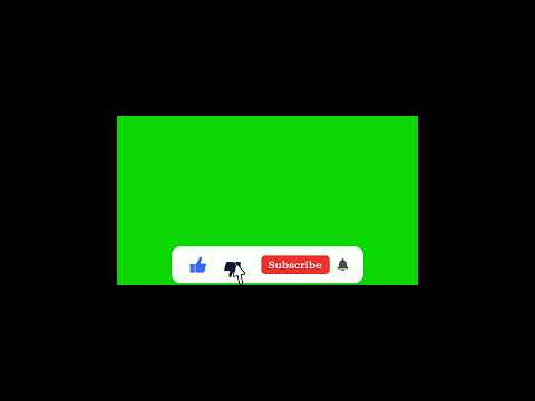 Youtube Subscribe Button Green Screen__________ #adobeaftereffects #motiongraphics tion #subscribe