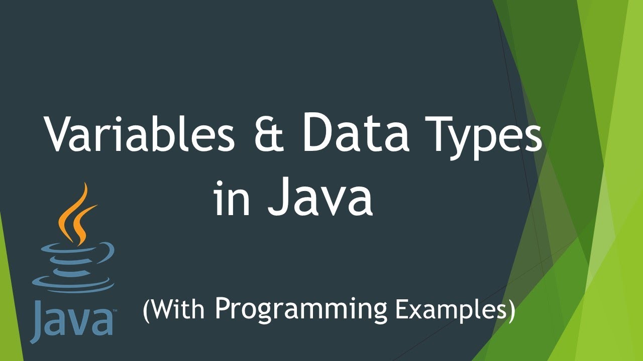 04-  Java Variables &  Data Types