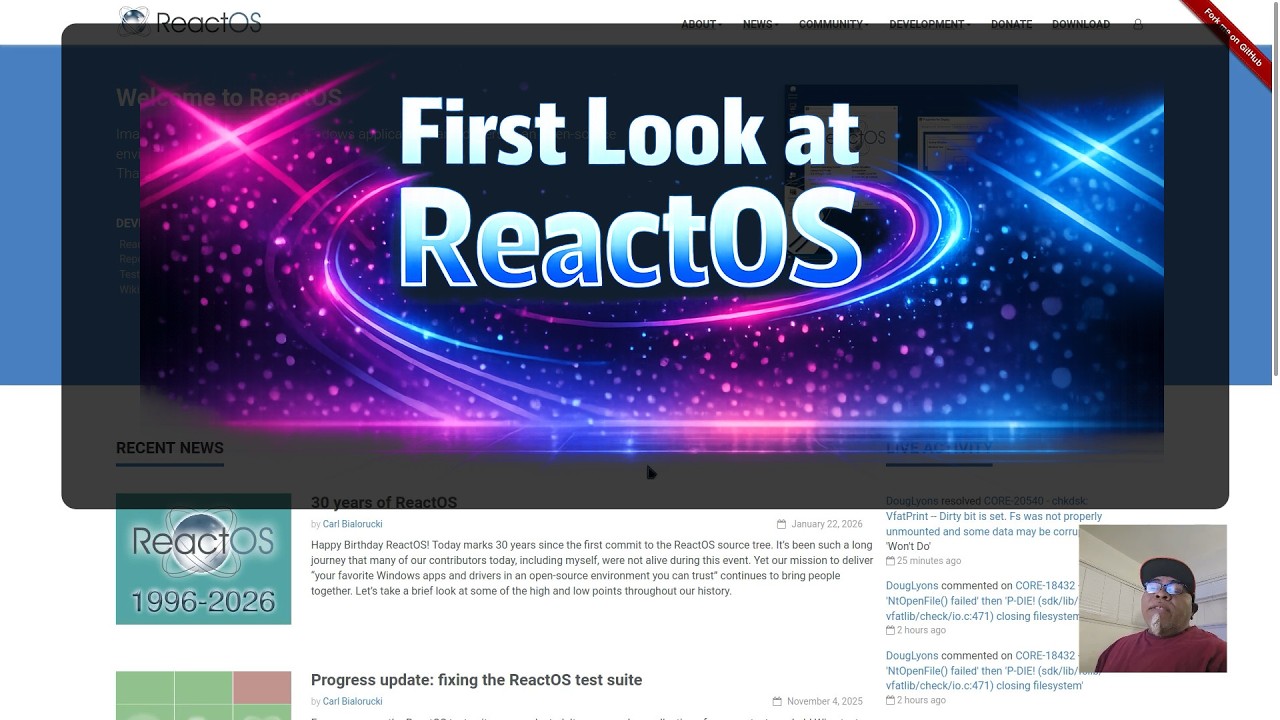 First Look at ReactOS 0.4.15