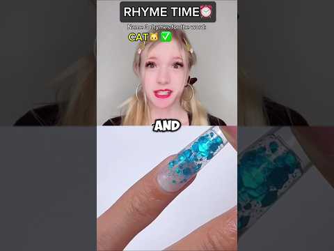 When its time to rhyme you must rhyme the words.. #shorts#nail#briannaguidryy