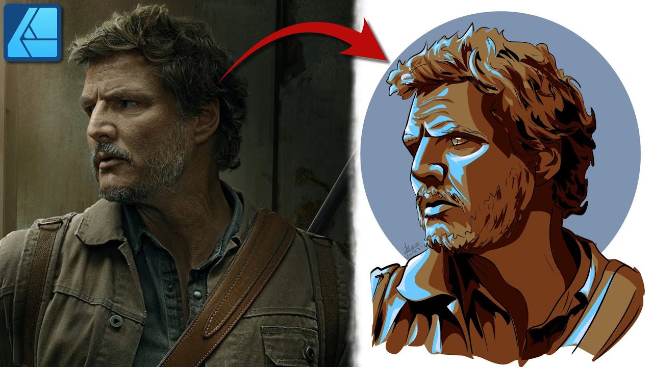 How To Create A Vector Portrait in Affinity Designer | Following The Creative Session