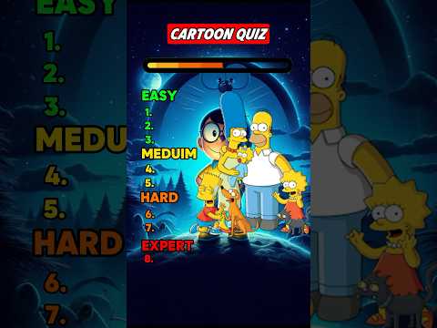Cartoon Quiz! How Many You Remember? #simpsons #tomandjerry #challenge #trivia #quiz #triviatime