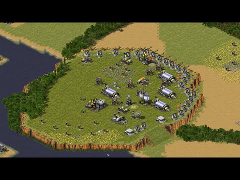 Red Alert 2 | Yuri's Revenge | 7 vs 1 | Extreme AI | France | Allied