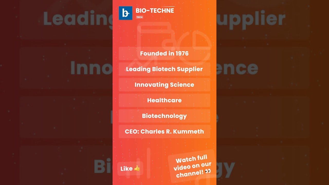 Bio-Techne: Revolutionizing Biotechnology with Innovative Tools | TECH