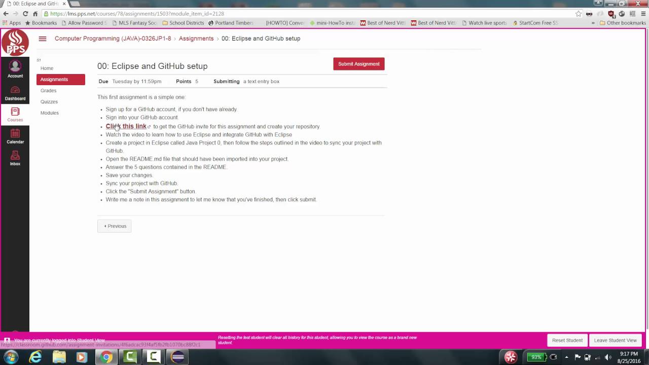 Java video 0.1: Eclipse and GitHub