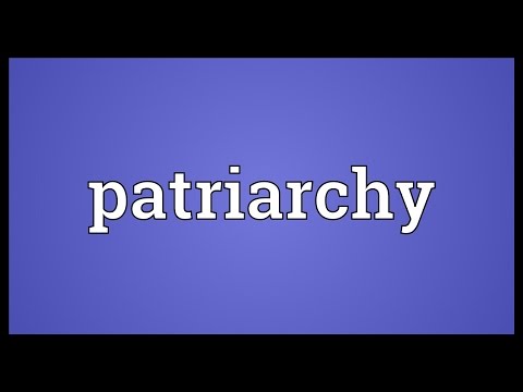 Patriarchy Meaning