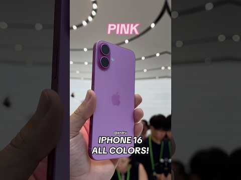 iPhone 16 ALL COLORS!