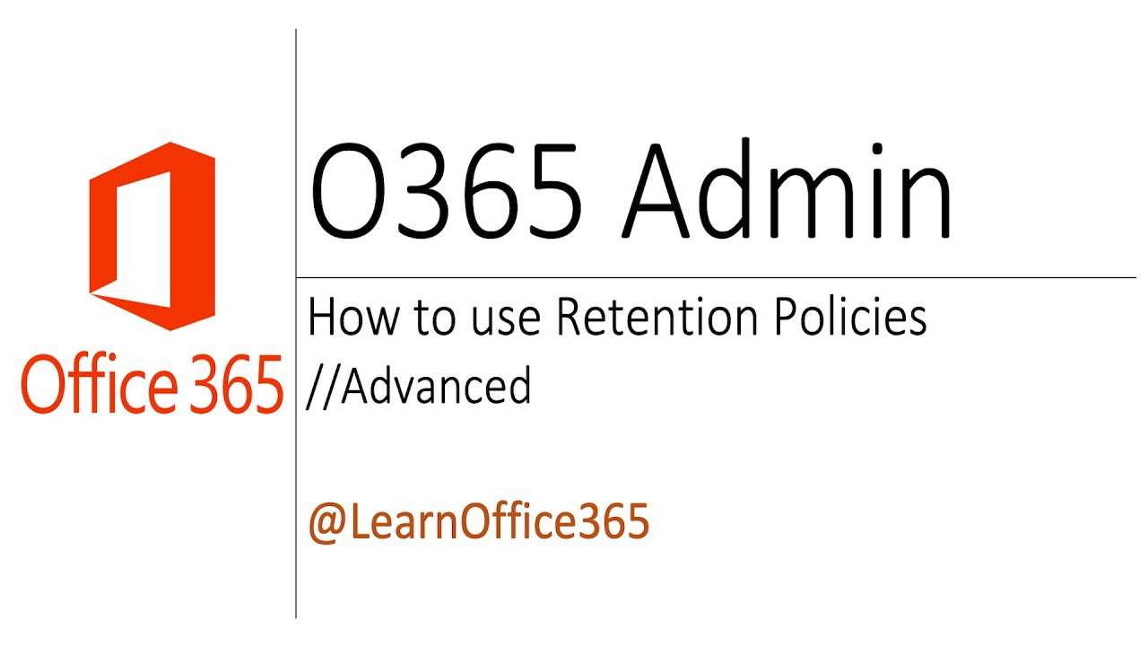 How to use Data Retention Policies - Quick Tutorial!