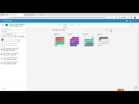 How to view the pacing guide for a curriculum map [Support]