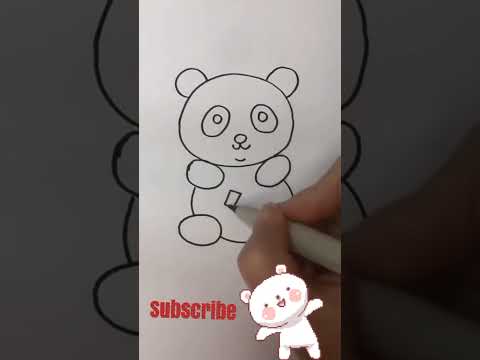Panda ๐ผ drawing | Panda for kids | How to draw Panda Easily