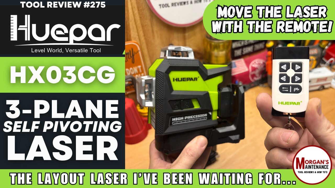 HUEPAR Remote Controlled Laser | Perfect for Layout | HX03CG Pro