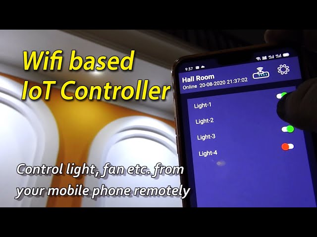 Iot Ethernet Input & Output Control - WST104 Four-Port Wi-Fi IoT Smart Switch Service Provider ...