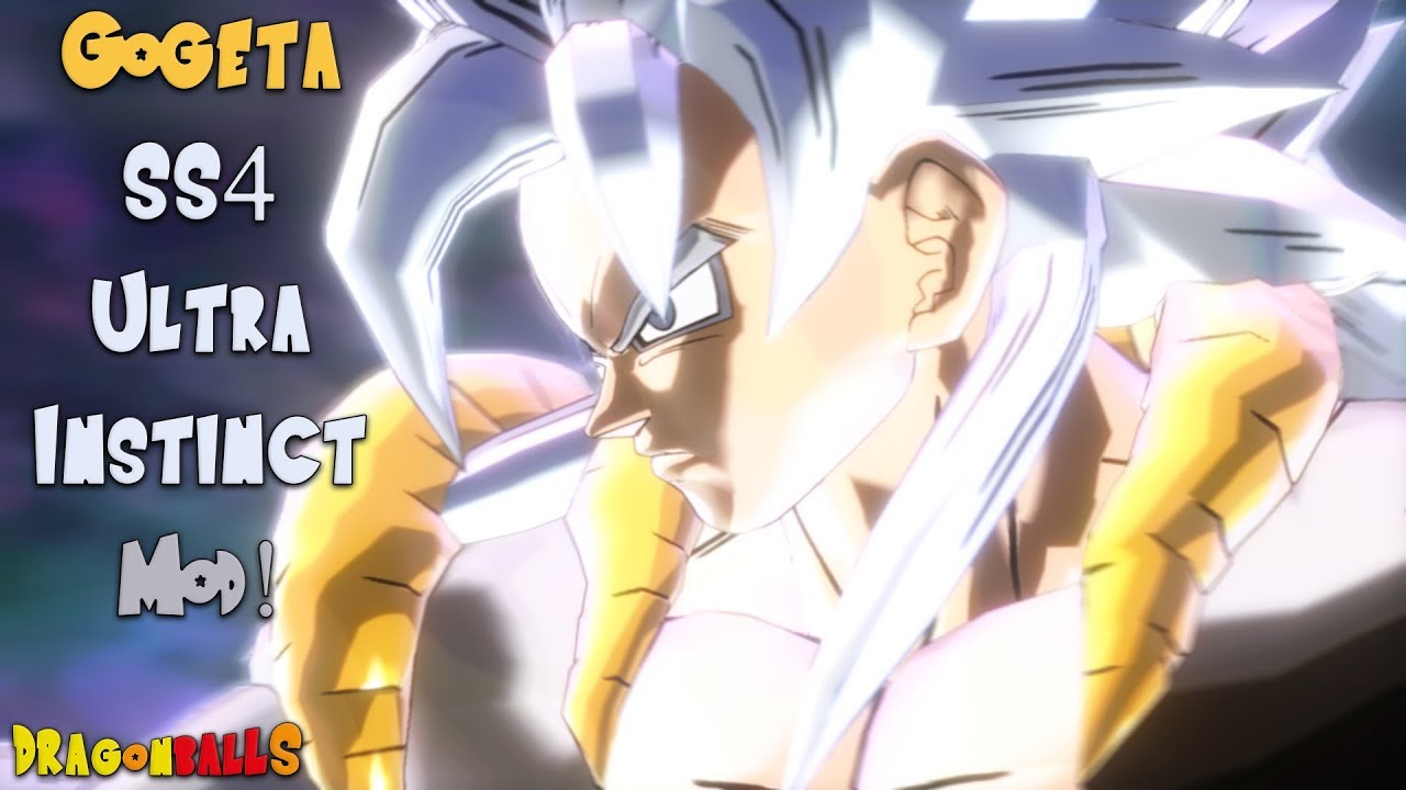 Gogeta Super Saiyan 4 Ultra Instinct Xenoverse 2 Mod