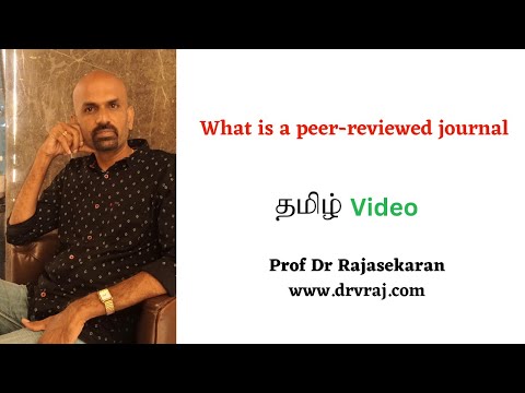 Peer Reviewed Journal என்றால் என்ன? | What is a peer-reviewed journal | Tamil