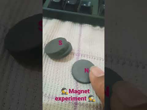 Magnets Experiment||North pole and south pole||NS