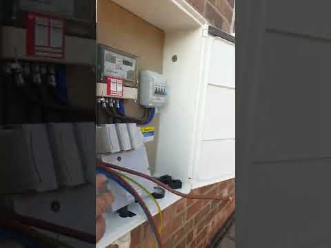 3 phase isolator house part 2 wiring the tails and crimping the conductors...