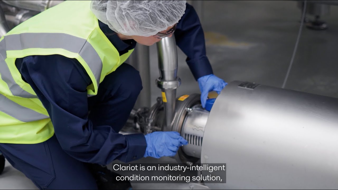 Alfa Laval ClariotTM condition monitoring for hygienic industries