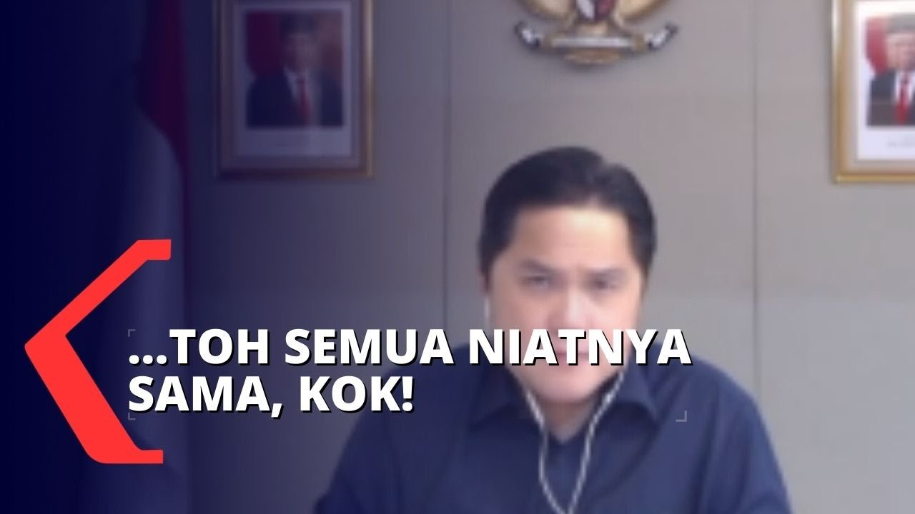 Menteri BUMN Erick Thohir Buka-bukaan Soal Vaksinasi Covid-19