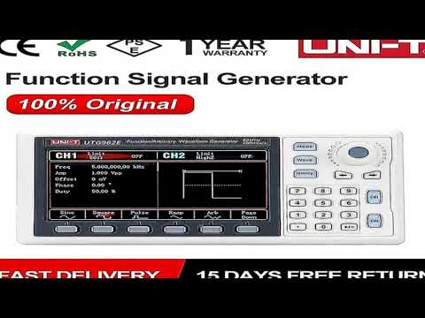 UNI-T UTG932E UTG962E Function Signal Generator 30Mhz 60Mhz Dual Channel Frequency Sine Wa