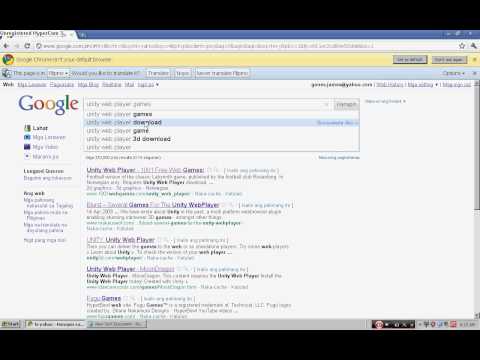 How to download unity web player 3D