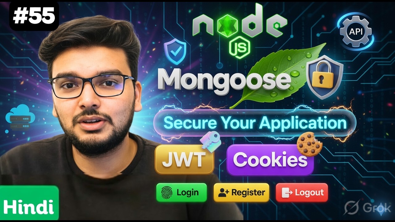 Node.js JWT Authentication with Cookies: Secure your Backend like a Pro | Node Secure Auth Tutorial