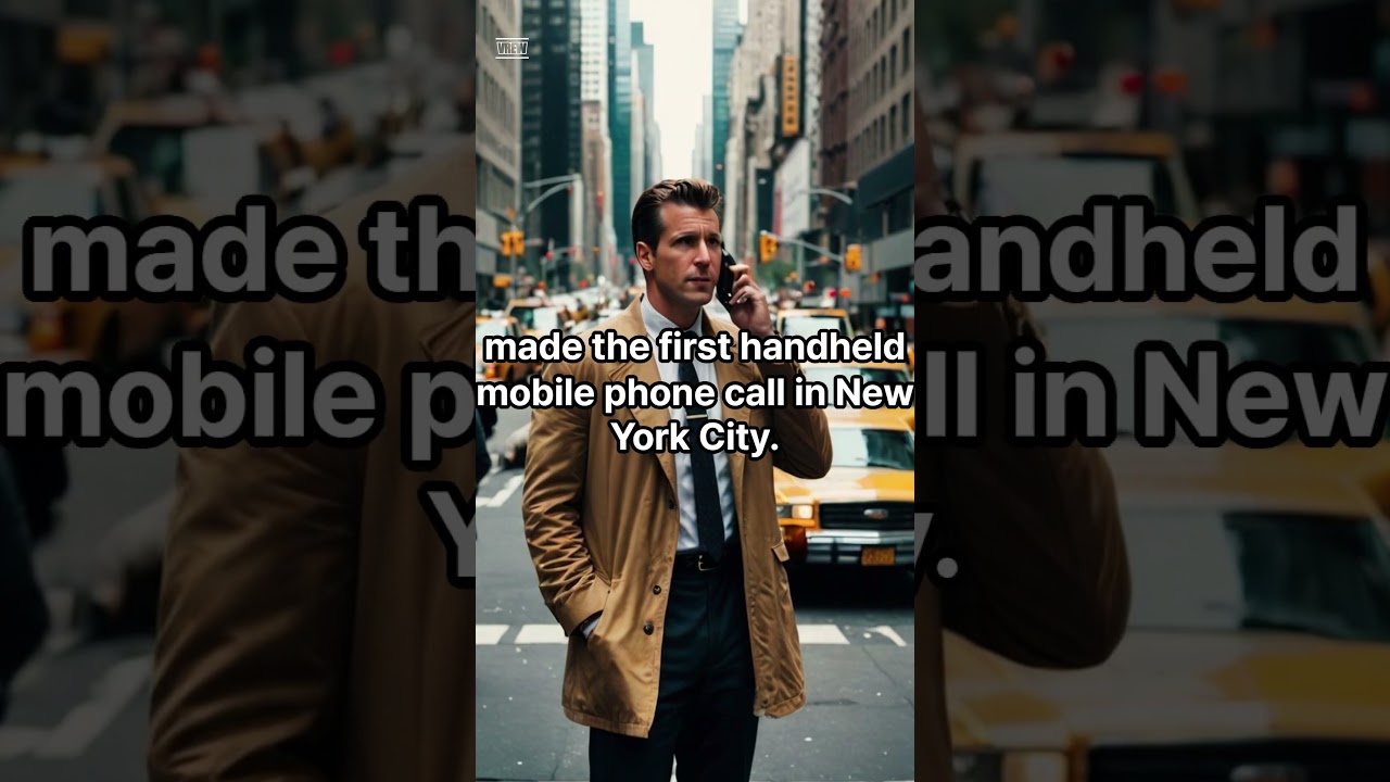 “Imagine a world without cell phones—on this day, it all began!”