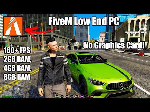 FiveM (GTA V) lag fix low end pc|FiveM lag fix no graphics card|FiveM Lag fix 2GB Ram,4GB Ram,8GBRam