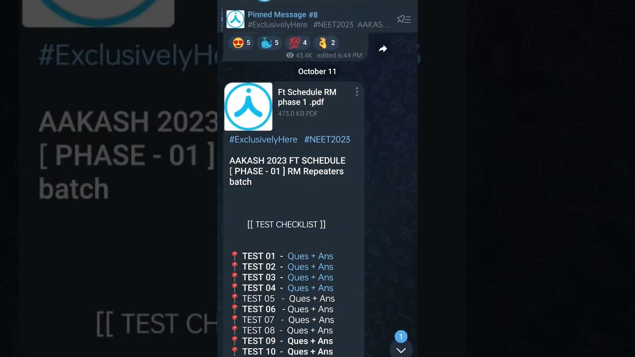 All test series of Aakash available on telegram.#neet2024#neet #motivation #dream #neet2023 #mbbs