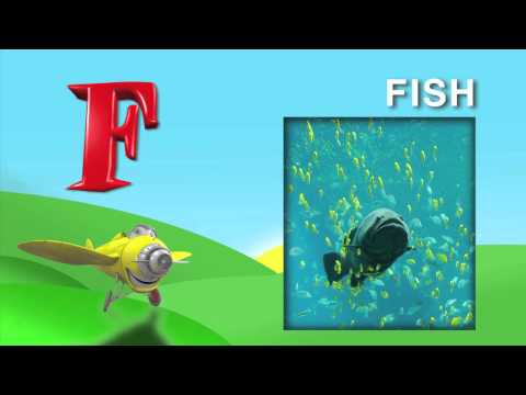 What animals begin with the letters F and G? - From I Love My ABC's! - Animals on DVD