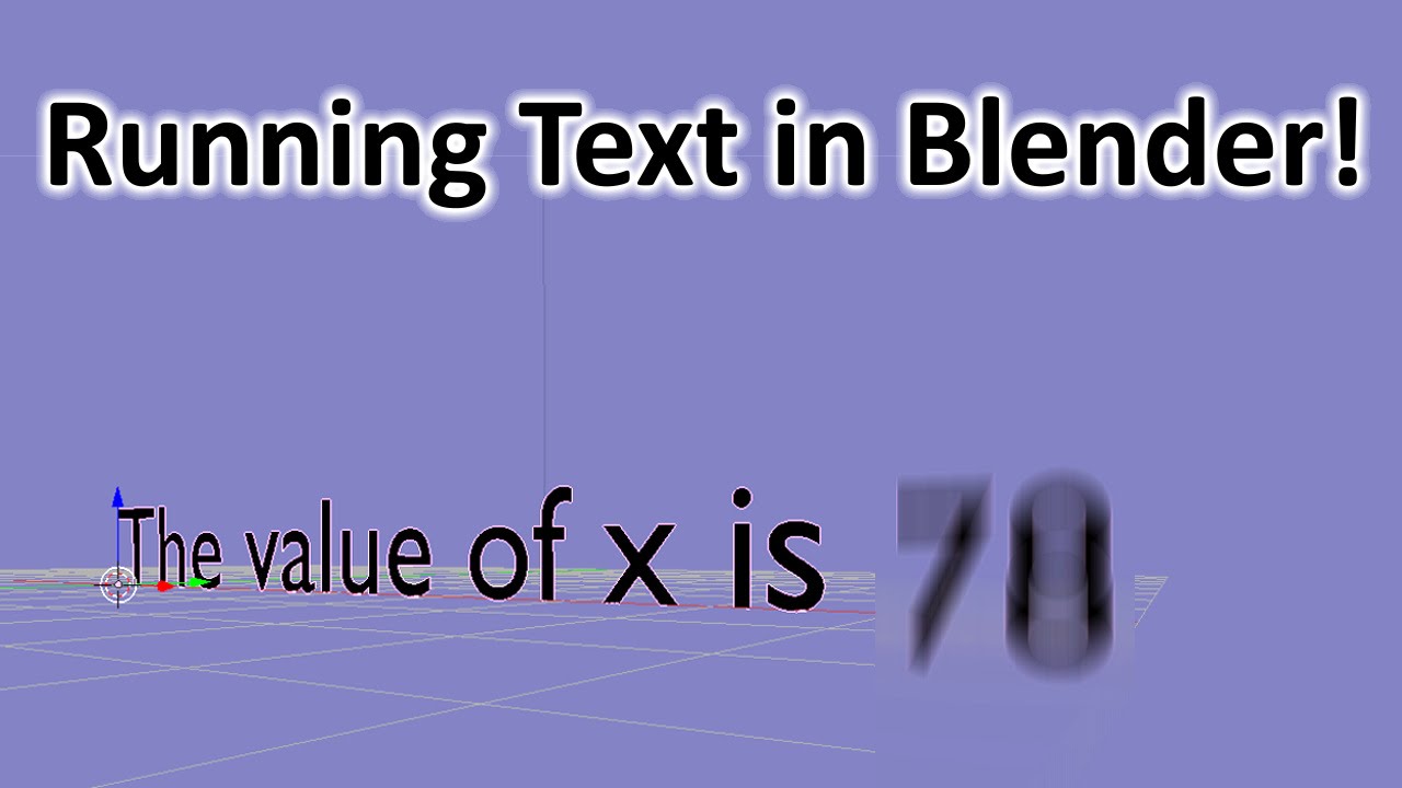 Animate Text Fields in Blender with Python!