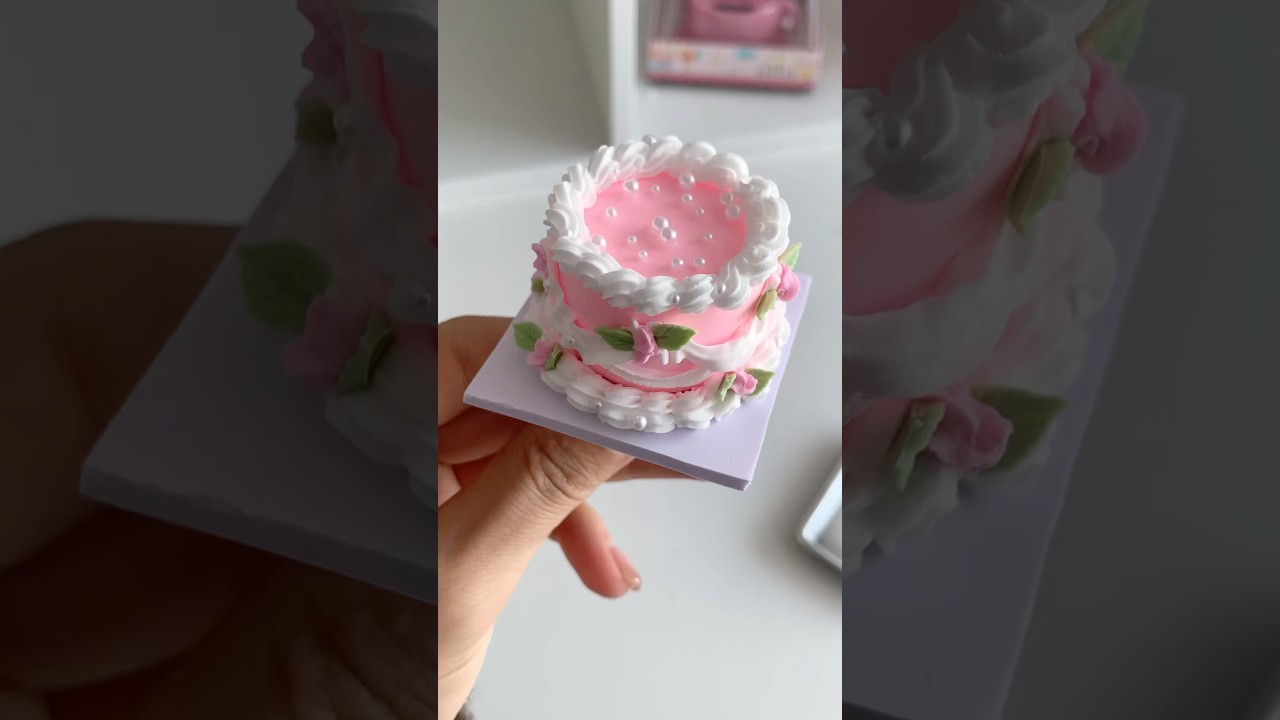 CharmingRose Dream Clay Cake Kit #diy #clay #cake#cake decorating#tutorial #asmr #craft #homedecor