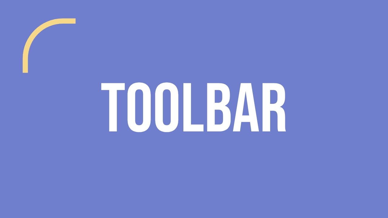 What Is a Toolbar? | Computer Vocabulary (Plain English)