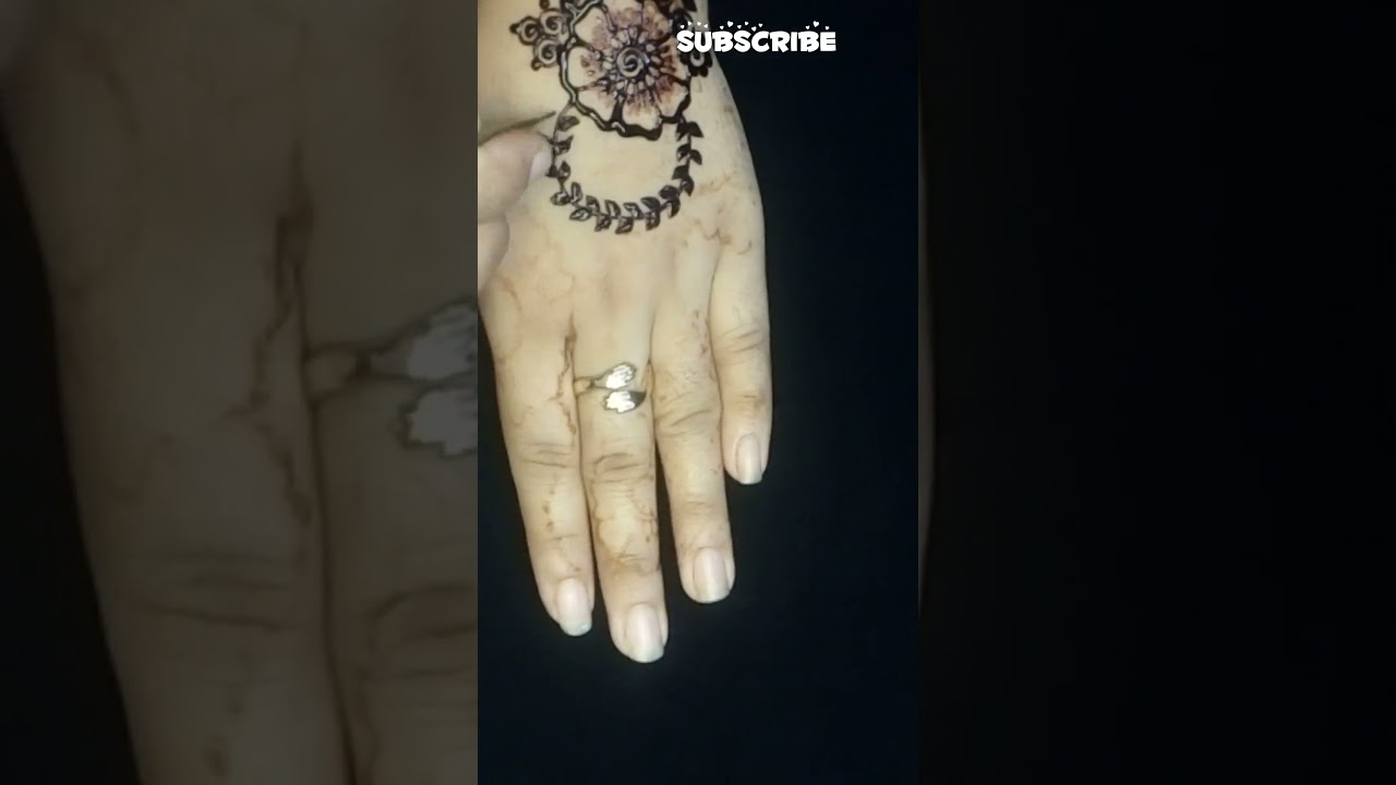 Modern and stylish henna design #mehndi #newmehndidesign #@Samra Arts