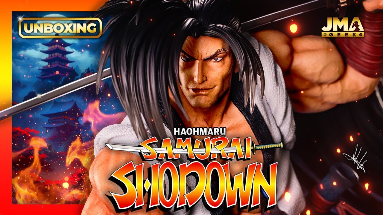 ⛩️ SAMURAI SHODOWN: HAOHMARU Statue 1/4 scale by Kinetiquettes | Unboxing & CINEMATIC