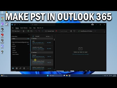 How To Create a PST file in Outlook 365 - Easy Fix