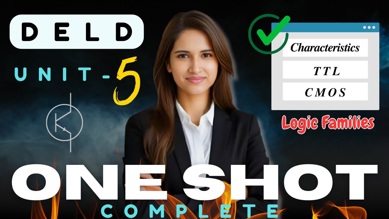 DELD Unit 5 Complete ONE SHOT 🔥| Logic Families | Digital Electronics | SPPU SE Endsem |HK_OFFICIAL_