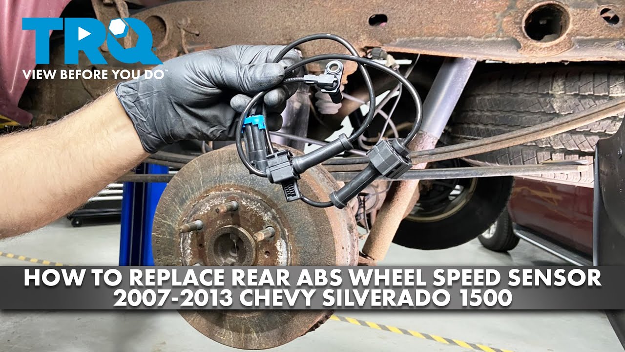 How to Replace Rear ABS Wheel Speed Sensor 2007-2013 Chevrolet Silverado 1500