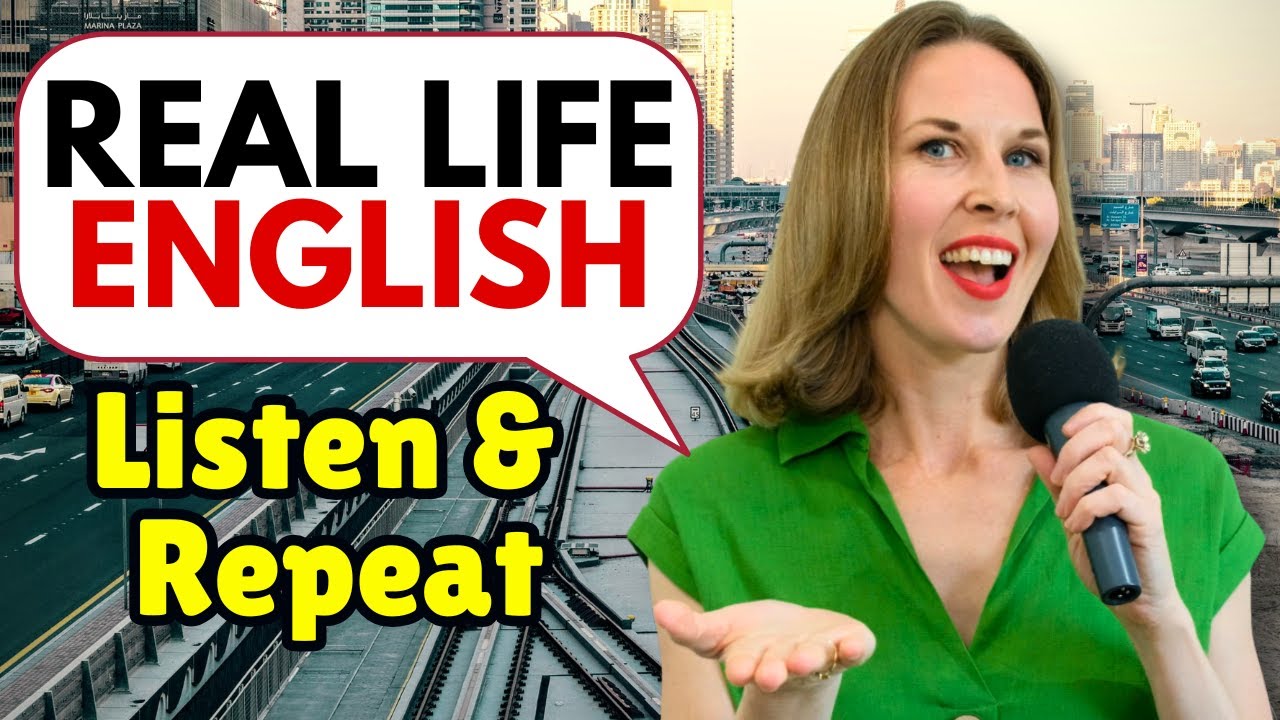 Learn Real-Life English: Transportation Words & Phrases | Comprehensible Input 📱