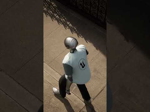 Panel-based Chaos Cloth with ML simulation #UnrealEngine