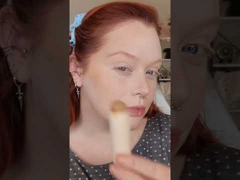 New Pale Girl Friendly Bronzer?!?! Rare Beauty Bright Side Bronzer Stick! #rarebeauty #bronzer #demo