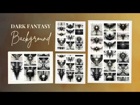 Dark Fantasy Background AI Image Templates