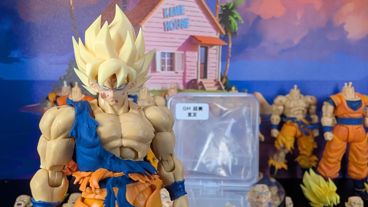 100% ACCURATE!! GM Studio 3rd Party Figuarts Super Saiyan SSj Goku Headsculpt Review