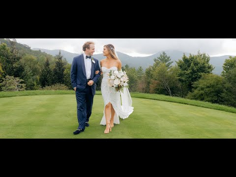 Watch this beautiful Mountaintop Golf Wedding of Molly and Joe | Mountaintop Golf Lake Club Wedding