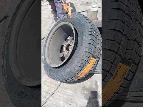 265/60/R18 inflating with fire technique 😲😲🔥🔥🔥 Part 735