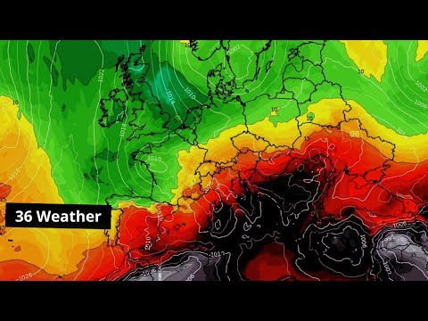 Europe Weather | July 2, 2025 , GFS Model in 850 hPa - Europe Temperature