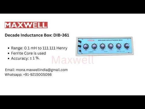 Inductance Decade Box - Inductance Box Latest Price, Manufacturers ...